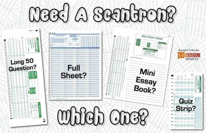 Scantrons | New Mexico State University - BE BOLD. Shape the Future.